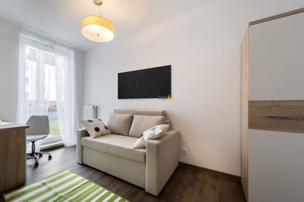 Infrarood verwarmingspaneel studeerkamer | Infraroodpaneel.nl